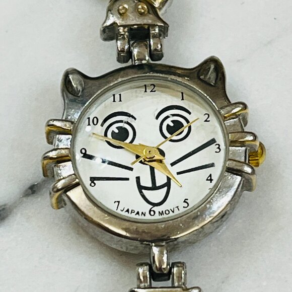 Vintage | Accessories | Vintage Working Kitty Watch | Poshmark